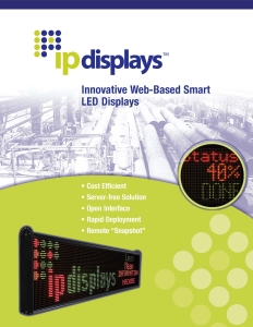 Manufacturing Automation LED/LCD Display Solutions | IPdisplays